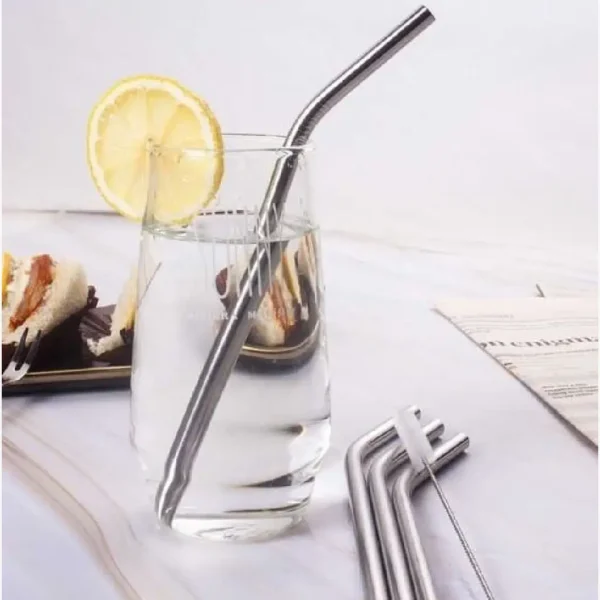 Stainless Steel Straws Set | Reusable Metal Straws Pakistan